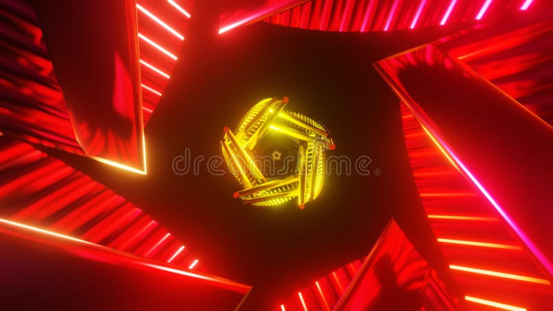 Disco Lights Create a Mesmerizing Neon VJ Loop Backdrop. Stock Video ...
