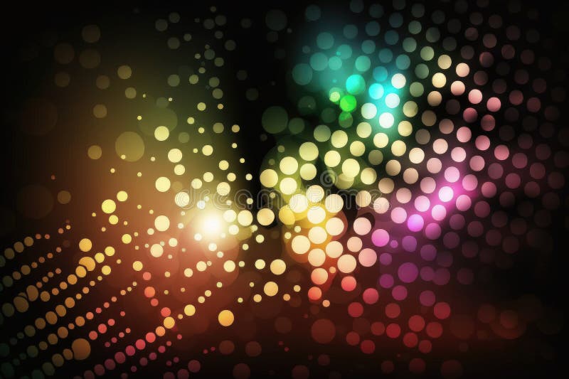 Disco Lights in the Distance. Party, Disco, and Backgrounds Concept ...