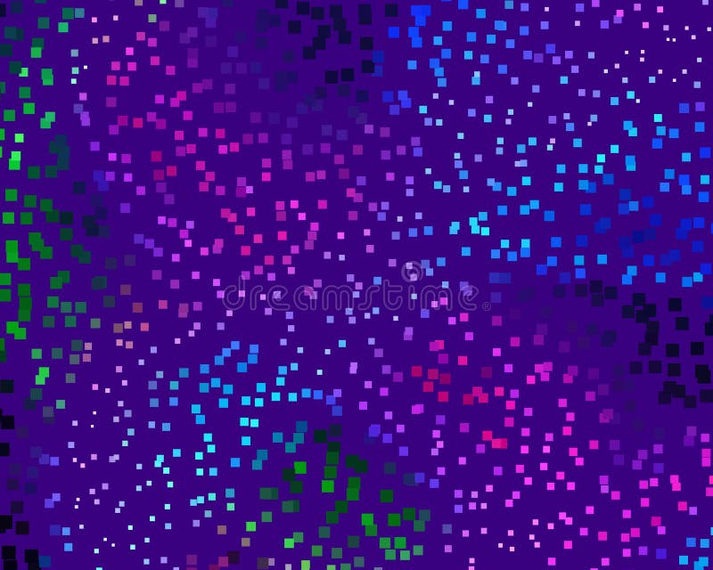 Disco Panel. Bright Dynamic Background with Squares. Geometrical Figure ...