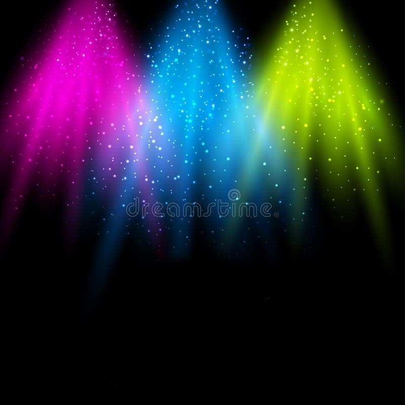 Disco Party Poster Background Template Stock Vector - Illustration of ...