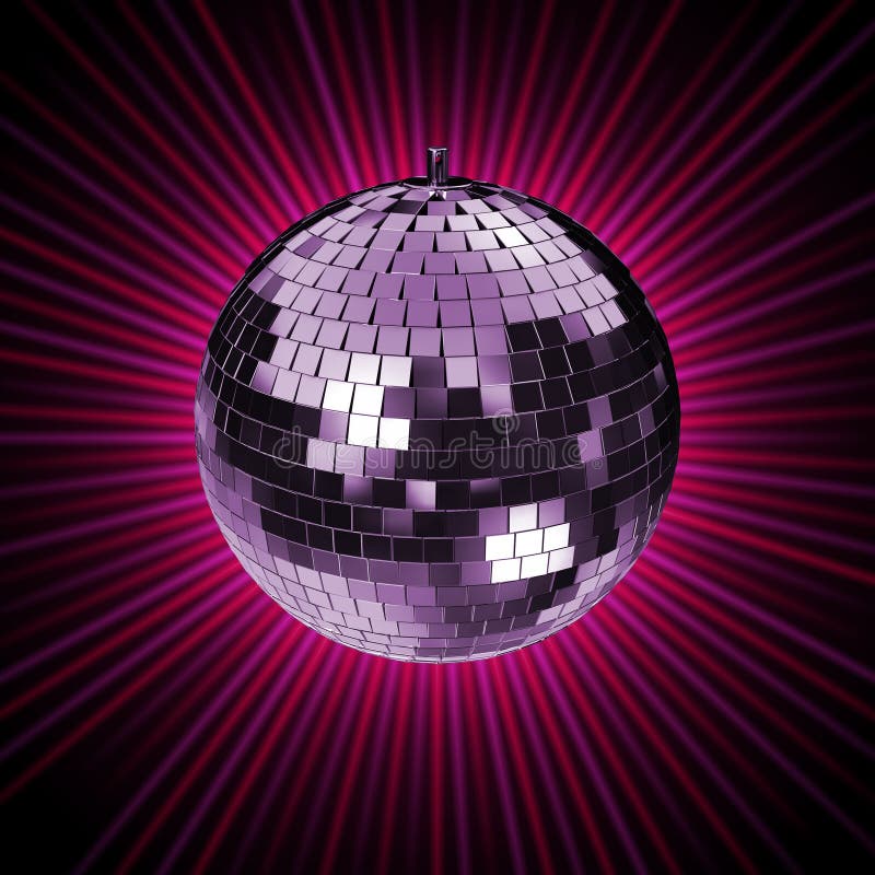 3d Rendering of Disco Mirror Ball Stock Image - Image of atmosphere ...
