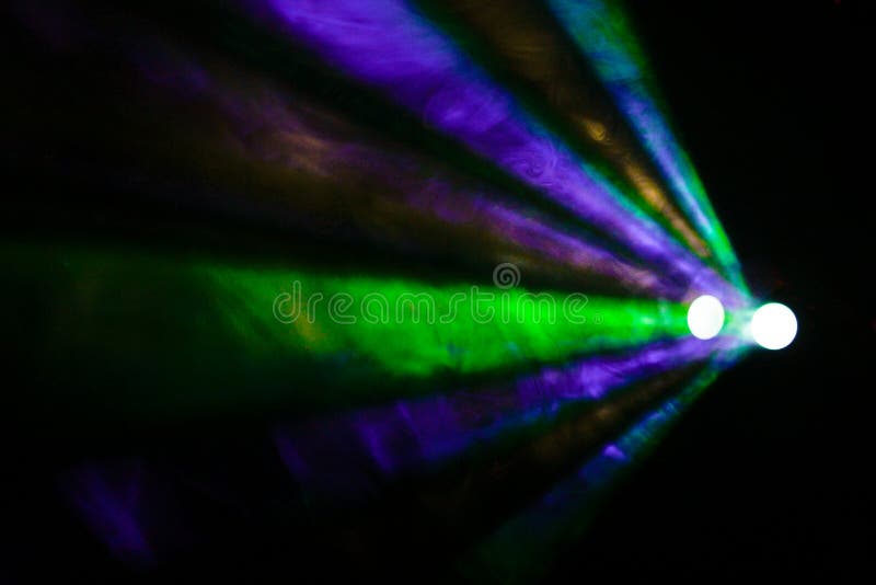 Disco rays in the smoke stock image. Image of effect - 101039233