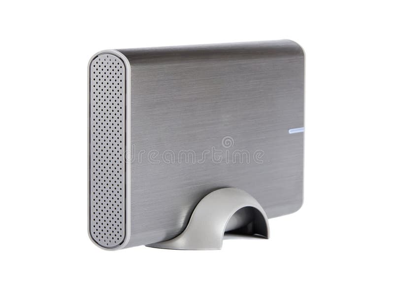 Disco rigido esterno immagine stock. Immagine di memoria - 10184199