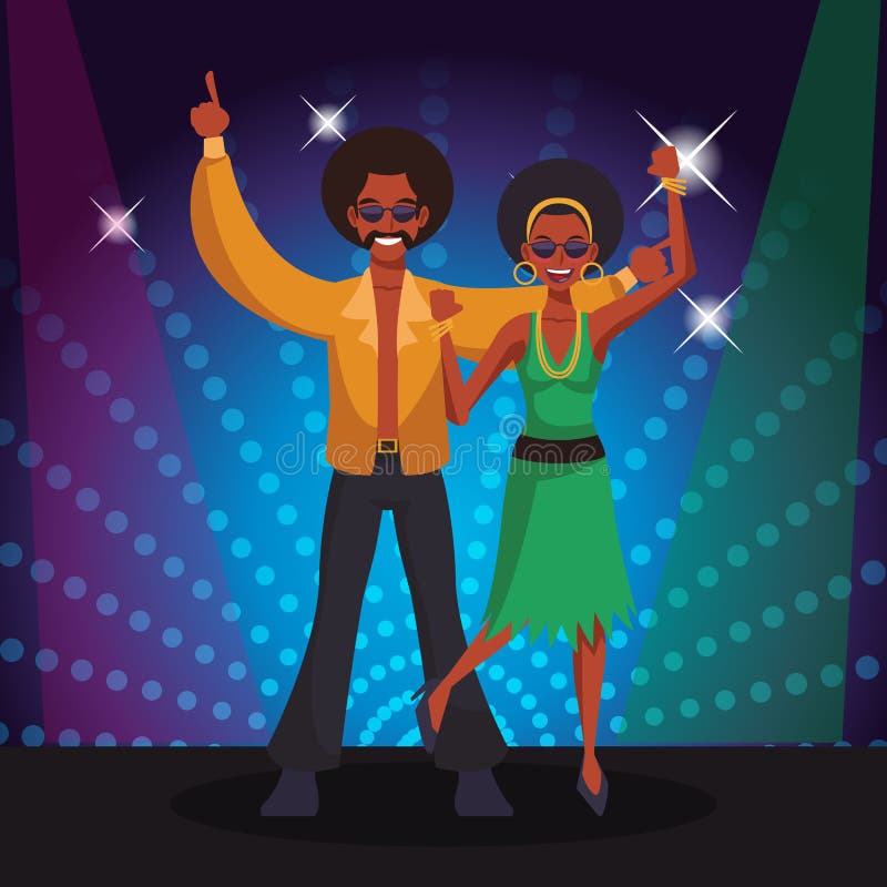 People Dancing Disco Cartoons Stock Vector - Illustration of sunglasses ...