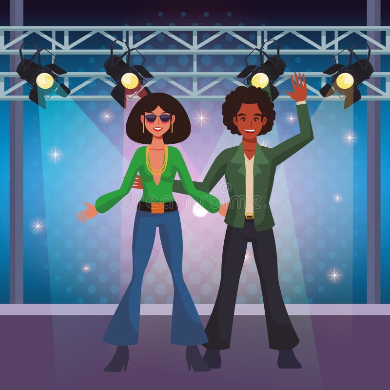 Disco Dancing Cartoons Stock Illustrations – 88 Disco Dancing Cartoons ...