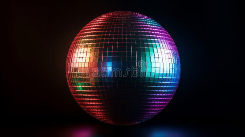 Discoball with Lights. Generative Ai Stock Image - Image of club, nightlife: 290253085