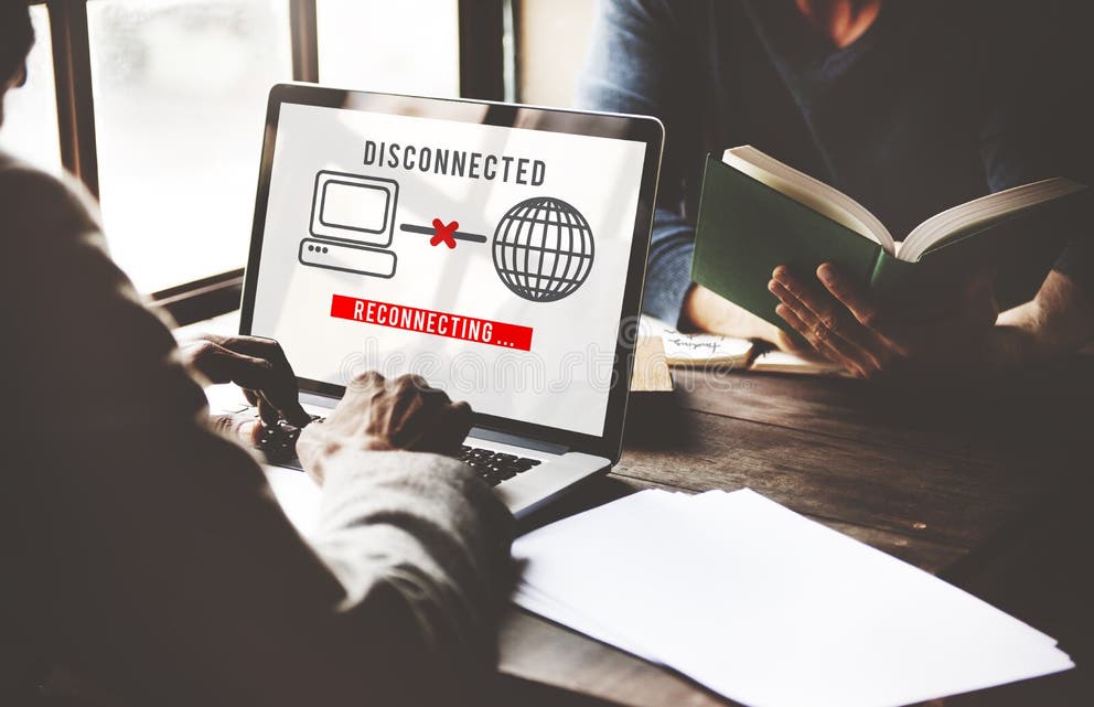 Disconnected Disconnect Error Inaccessible Concept Stock Image - Image ...