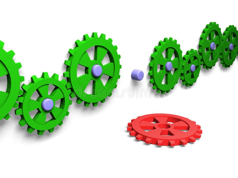 Disconnected Gears Stock Illustrations – 6 Disconnected Gears Stock ...