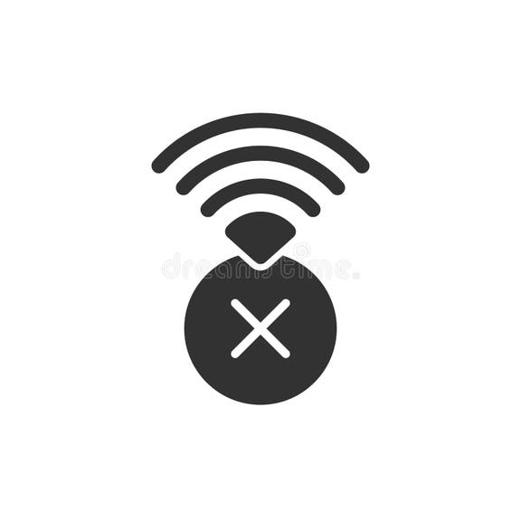 Disconnected Icon stock illustration. Illustration of close - 401066779