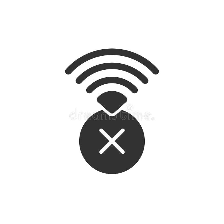 Disconnected Wifi Icon Vector Stock Illustrations – 344 Disconnected ...