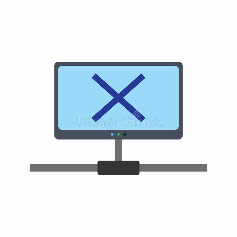 Disconnected Network Icon Vector Image. Stock Vector - Illustration of ...