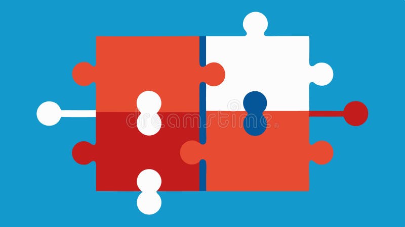 Disconnected Puzzle a Jigsaw Puzzle that is Missing Several Pieces with ...