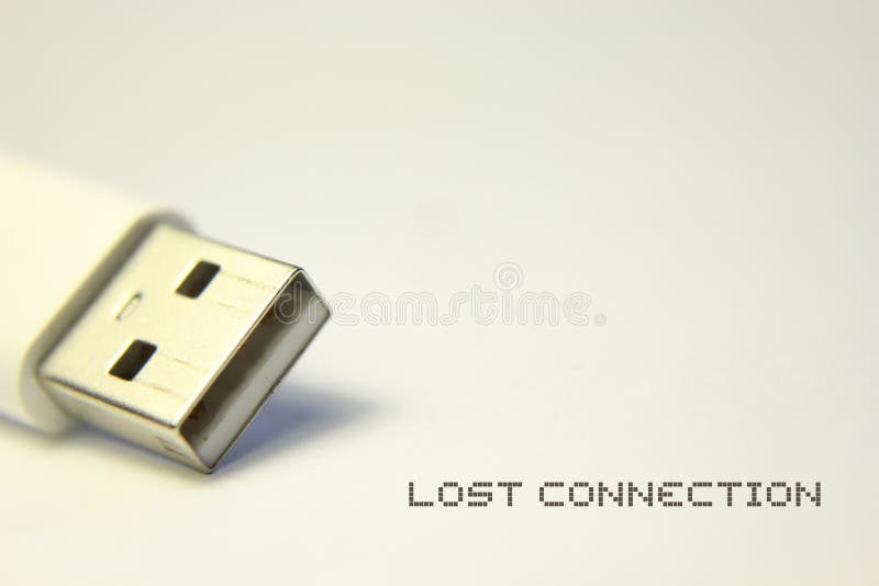 Disconnected USB Cable Detail Stock Image - Image of connection, cord ...