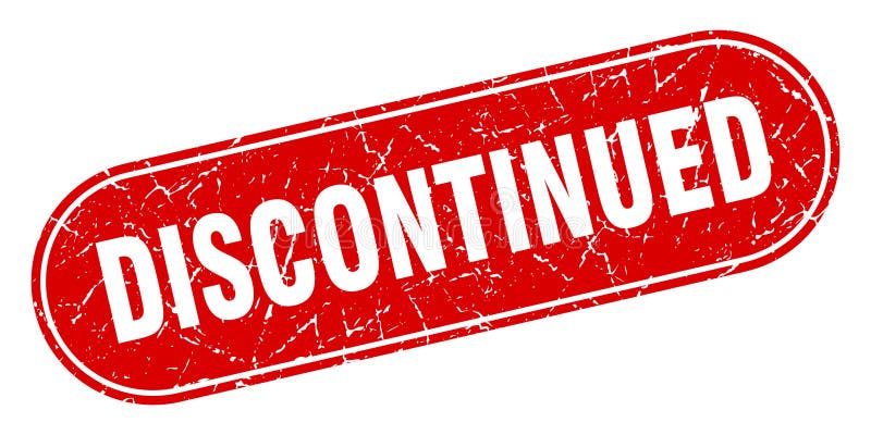 Discontinued Sign. Discontinued Grunge Stamp Stock Vector ...