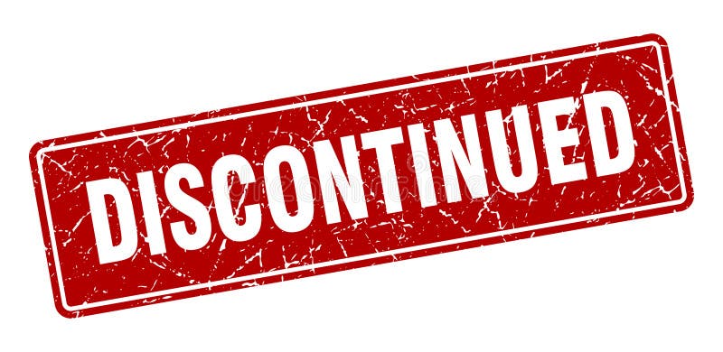 Discontinued Sign. Discontinued Grunge Stamp Stock Vector ...