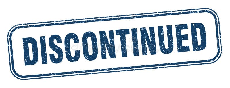 Discontinued Stamp. Discontinued Square Grunge Sign Stock Vector ...