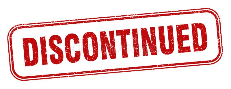 Discontinued Stamp. Discontinued Square Grunge Sign Stock Vector ...