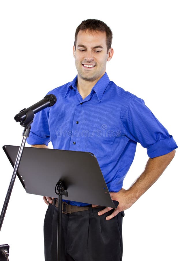 Discorso Pubblico fotografia stock. Immagine di motivazionale - 43003358