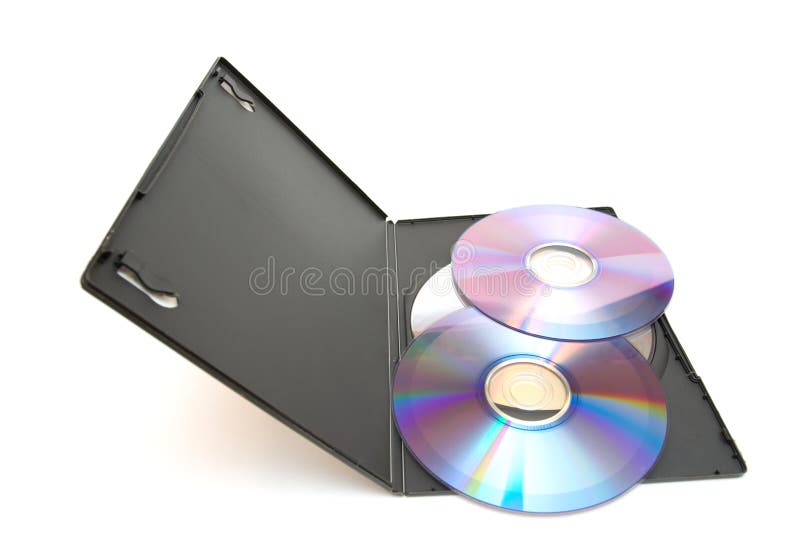 Discos de Dvd imagen de archivo. Imagen de blanco, datos - 6443031