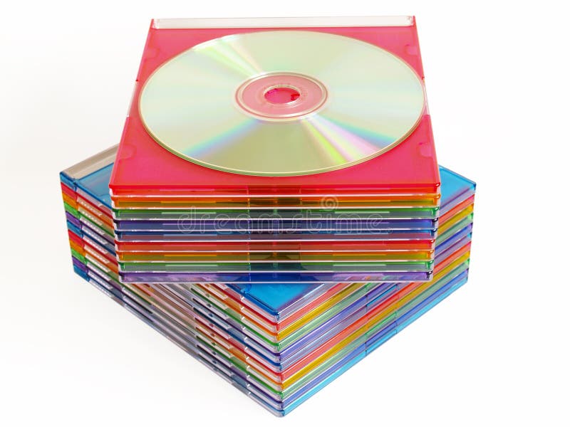 Discos del DVD foto de archivo. Imagen de oficina, datos - 88222794