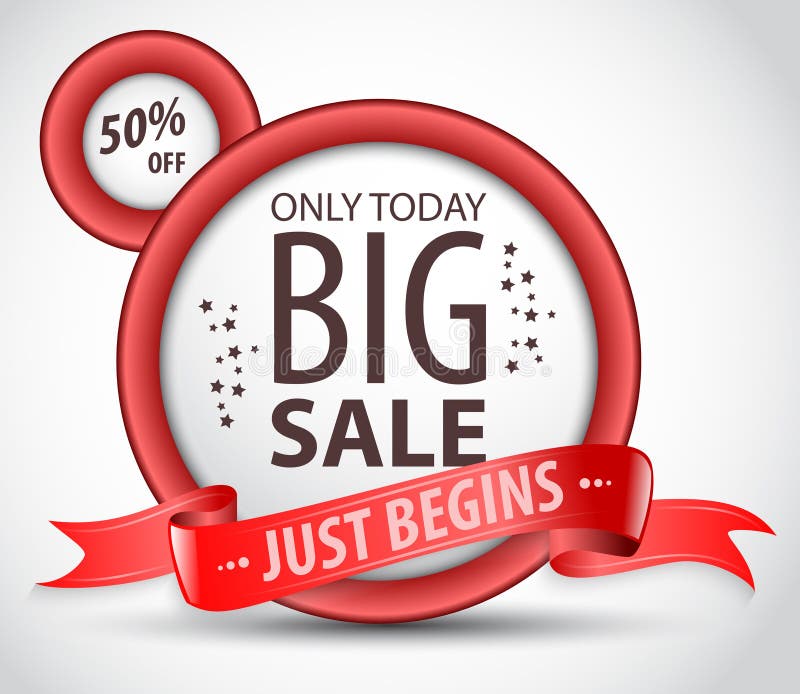 Discount Advertisement stock vector. Illustration of reduction - 39744868