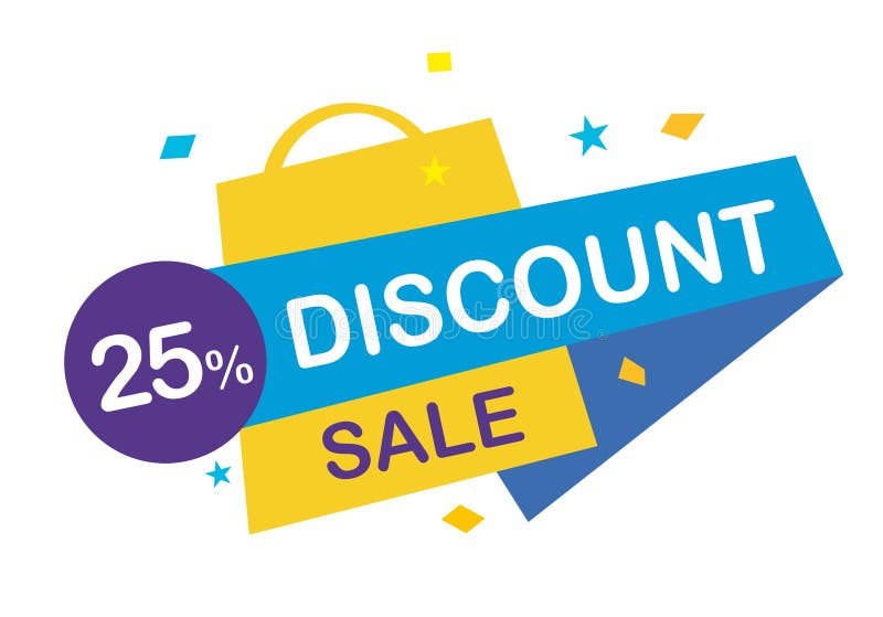 Discount sale stock vector. Illustration of discount, business - 9678064