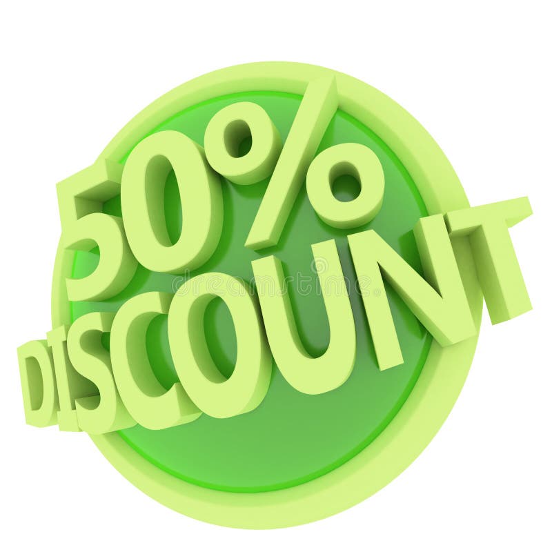Discount button stock illustration. Illustration of deduction - 19132839
