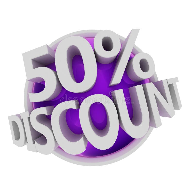 Percentage Off Discount Red Banner Stock Illustration - Illustration of ...