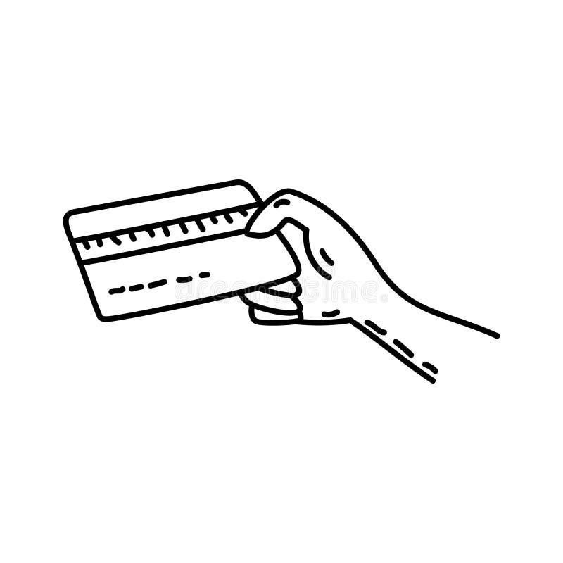 Discount Card Icon. Doodle Hand Drawn or Outline Icon Style Stock ...