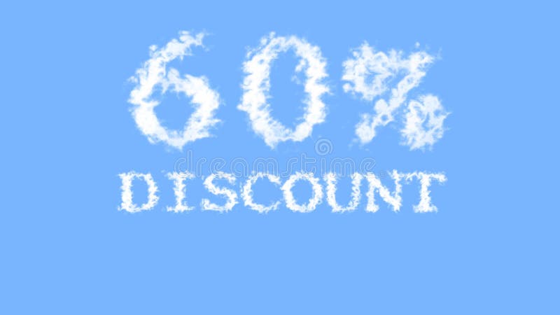 60 Discount Cloud Text Effect Sky Isolated Background Stock Footage ...
