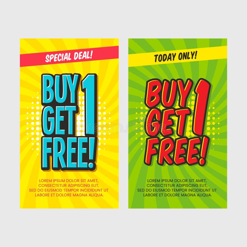 Discount comic banners set stock vector. Illustration of flash - 155321726