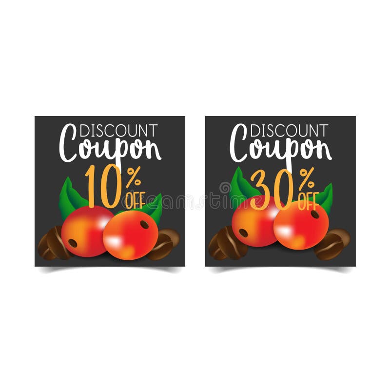 Discount Coupon design stock vector. Illustration of label - 97496714