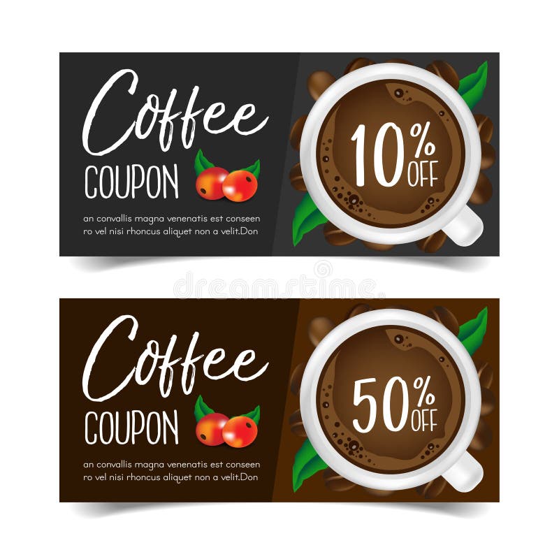 Discount Coupon design stock vector. Illustration of sale - 97496893