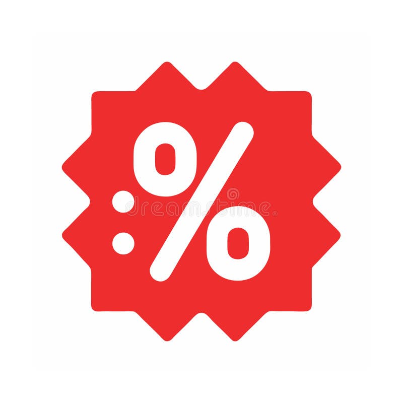 Discount Coupon Icon with Cut Cone Symbol Stock Vector - Illustration ...