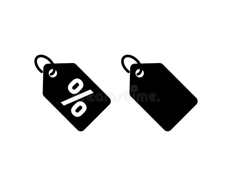 Discount Coupon or Shopping Voucher Icon. Vector on Isolated White ...