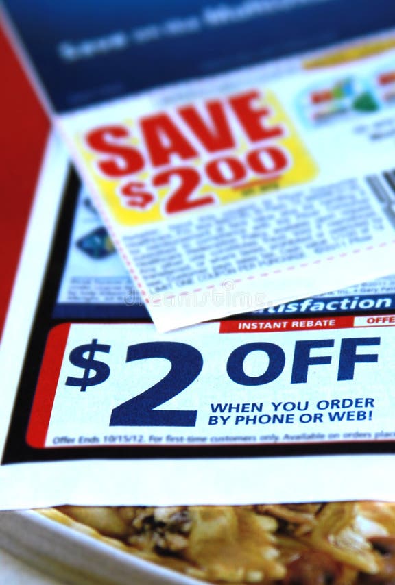 Discount coupons stock photo. Image of retail, retailer - 21805448