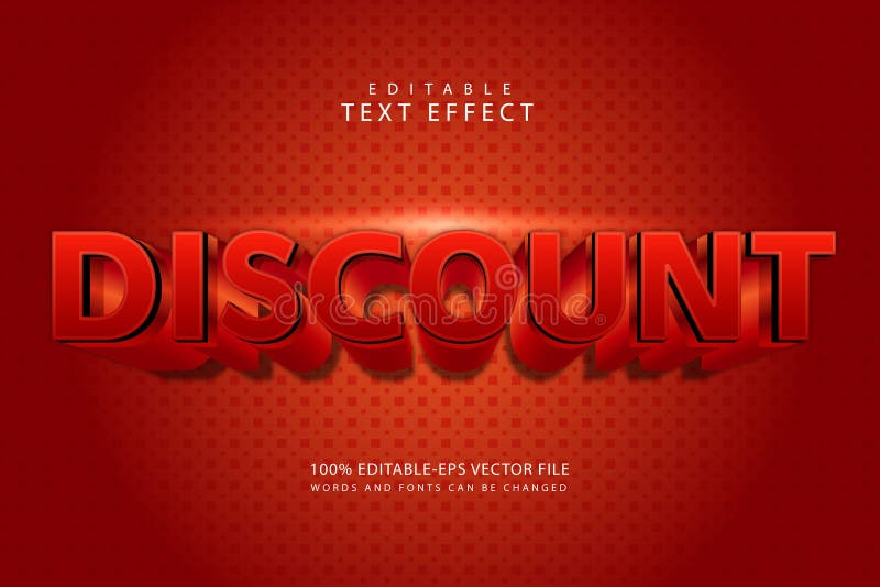 Discount Editable Text Effect 3 Dimension Emboss Modern Style Stock ...