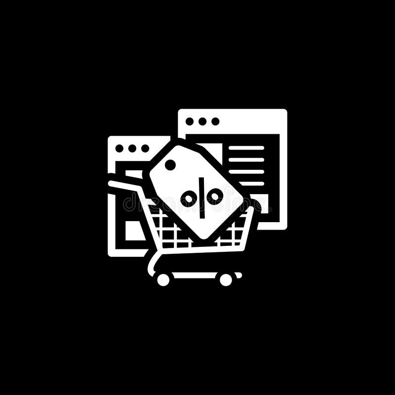 Discount Icon. Flat Design stock illustration. Illustration of banner ...