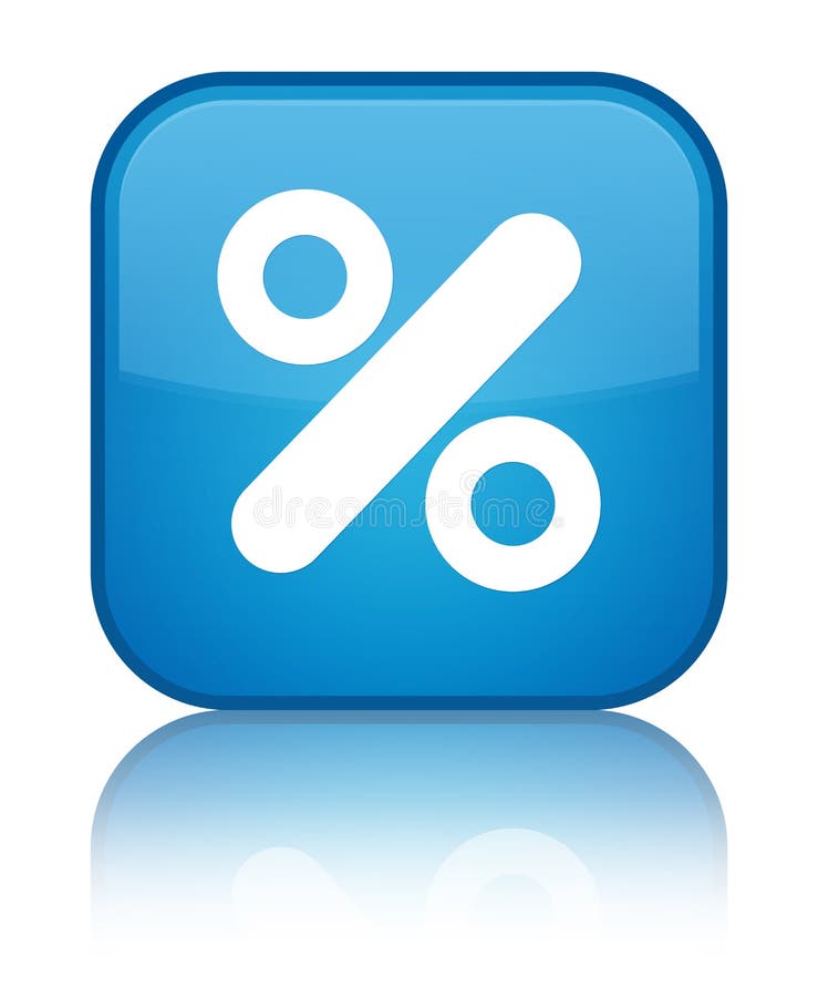 Discount Icon Special Cyan Blue Square Button Stock Illustration ...