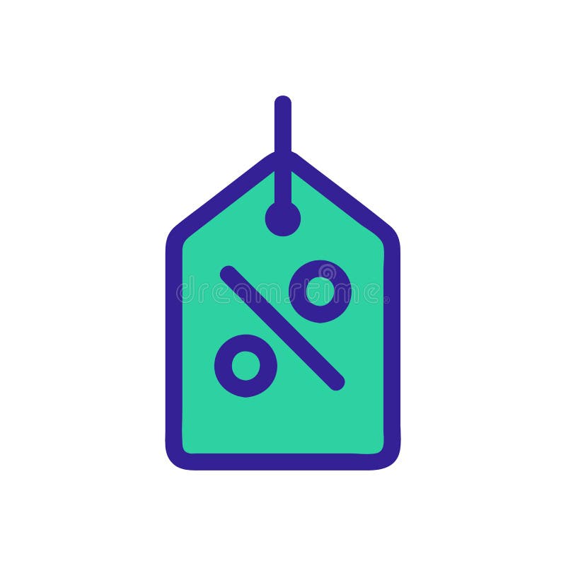 Discount Icon Vector. Isolated Contour Symbol Illustration Stock Vector ...