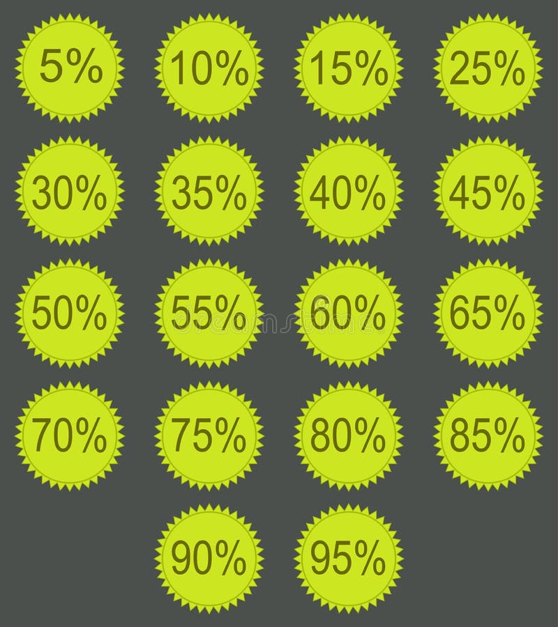 Discount labels. Vector. stock illustration. Illustration of retail ...