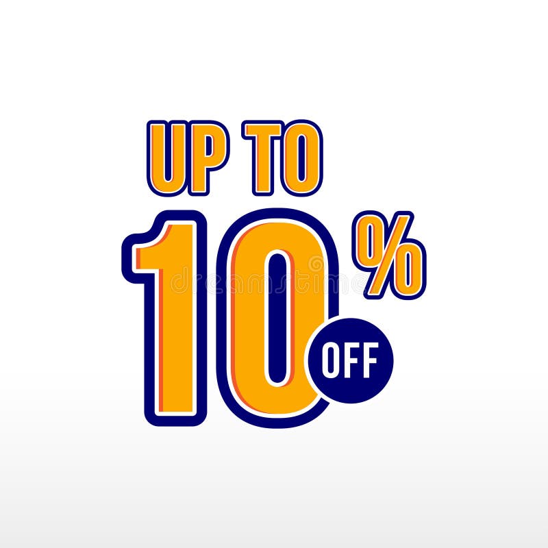 Discount Number Elegant Design Collection Stock Vector - Illustration ...