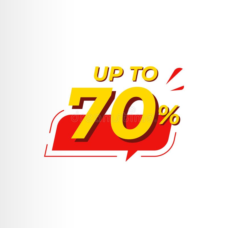 Discount Number Elegant Design Collection Stock Illustration ...