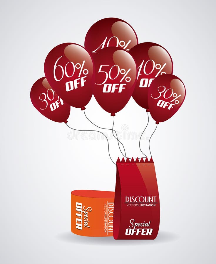 Discount and offer design stock illustration. Illustration of shop ...