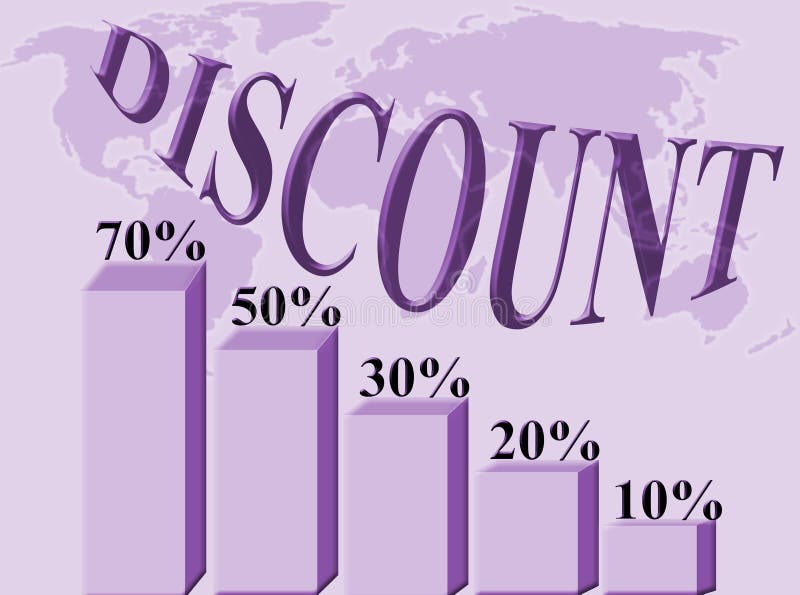 Discount percentage stock illustration. Illustration of earning - 3991721
