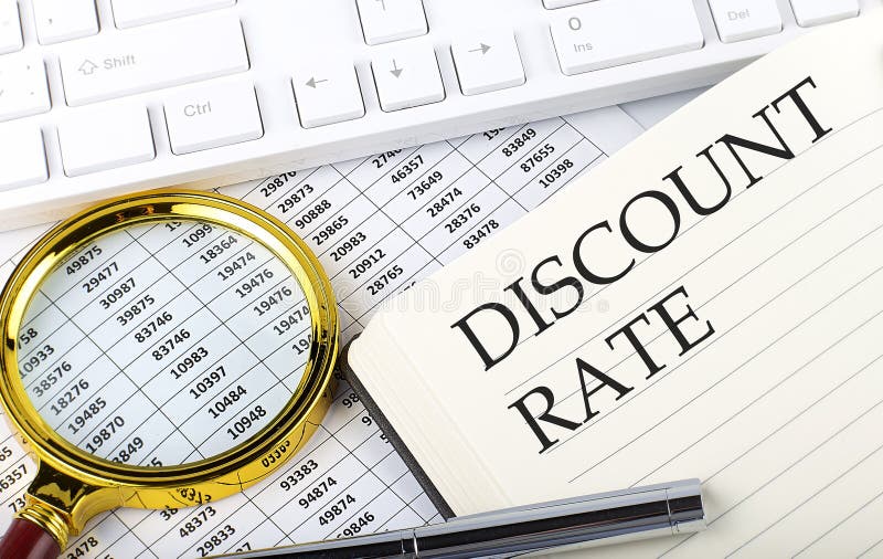 Chart through a magnifier. stock photo. Image of chart - 3594638