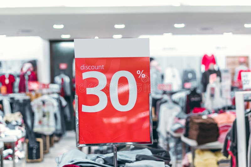 Hot Price Sign Board in the Shopping Mall of Thailand. Stock Image ...