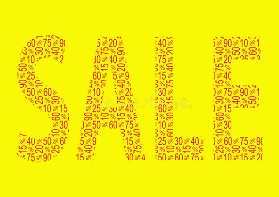 Discount sale text collage stock vector. Illustration of coupon - 26964537