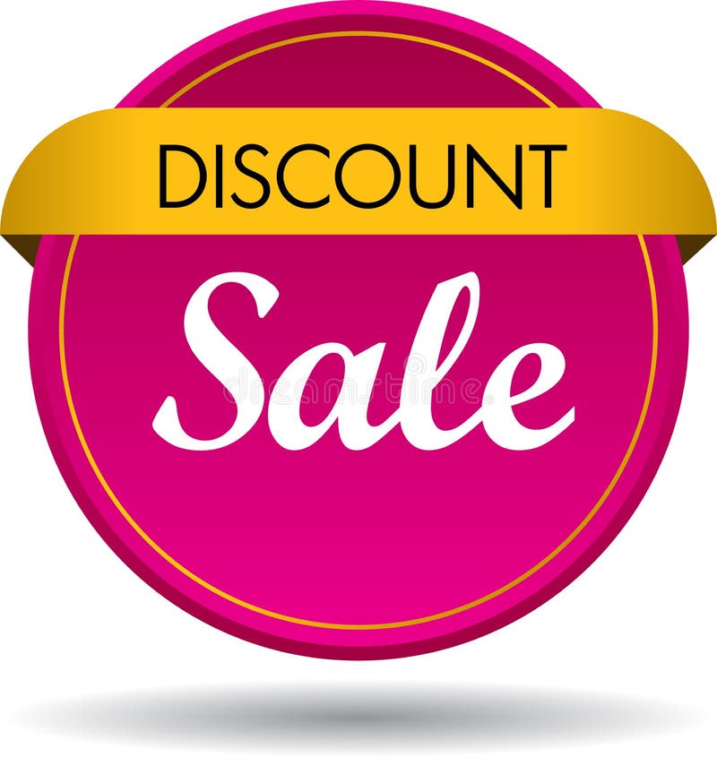 Discount Sale Web Button Icon Stock Vector - Illustration of graphics ...