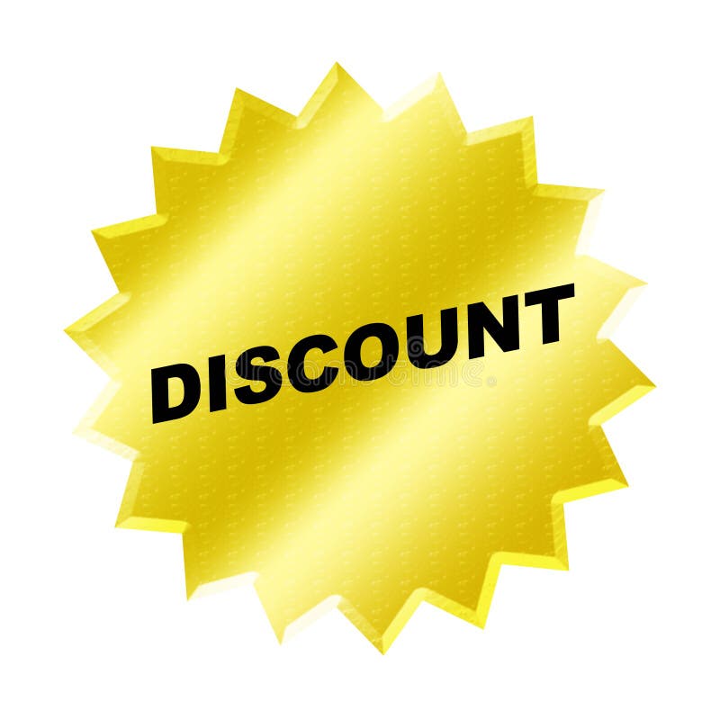 Discount sign stock illustration. Illustration of vente - 5459343